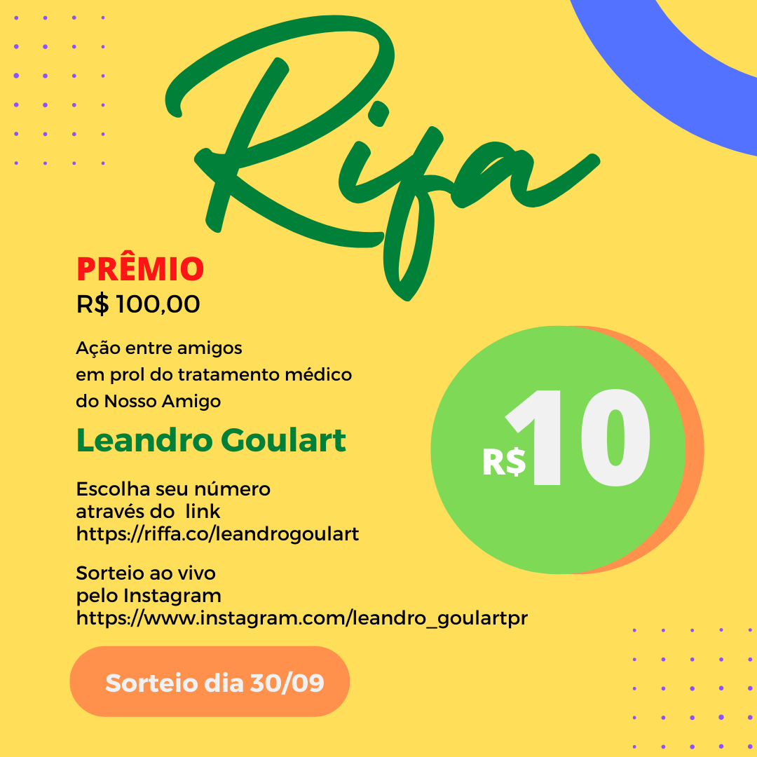 Rifa R$100,00